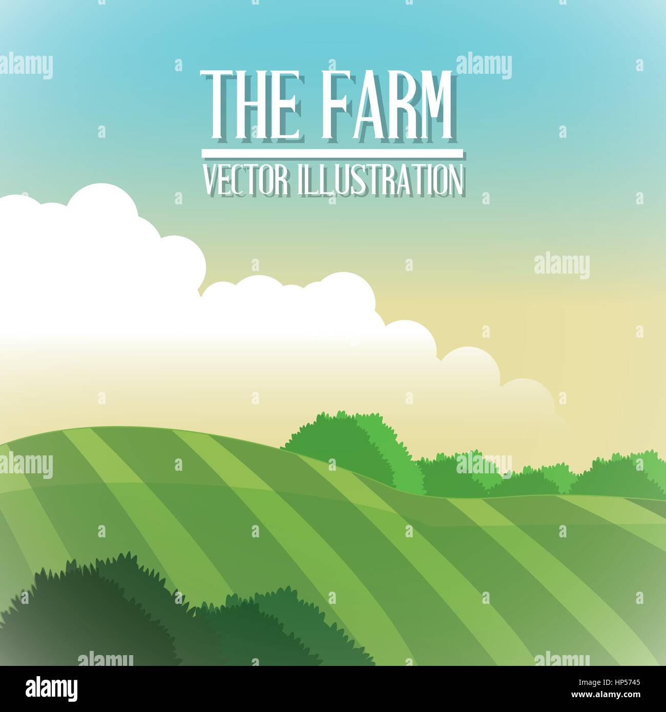 Farm concept with icon design, vector illustration 10 eps graphic Stock ...