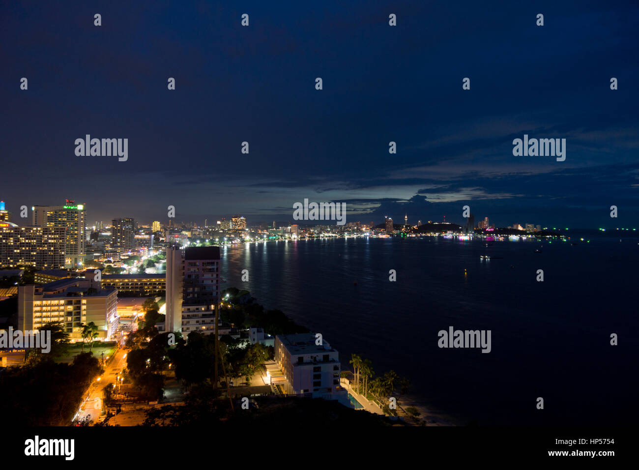 Pattaya at night Stock Photo - Alamy