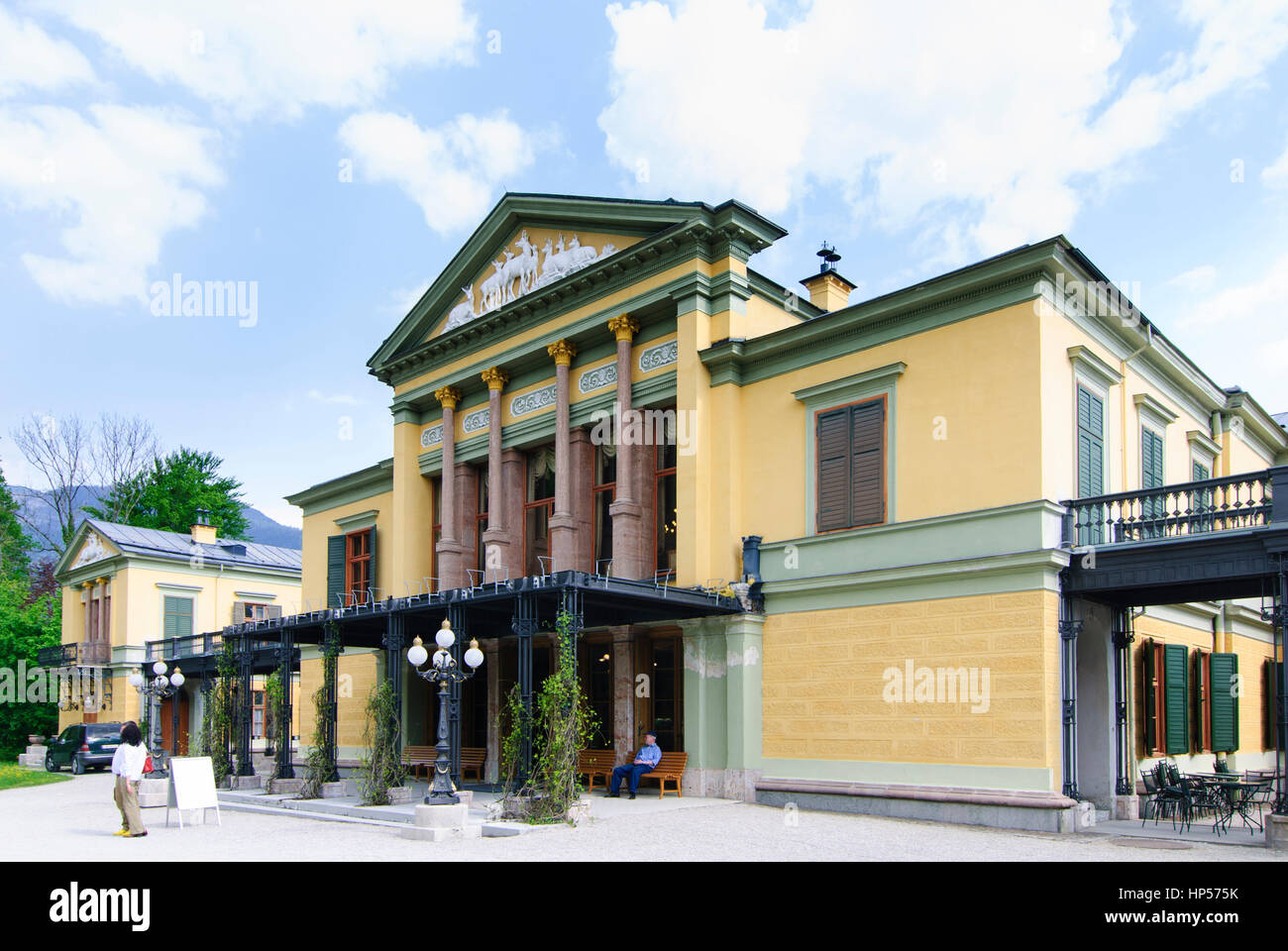 Bad Ischl, emporer castle, Salzkammergut, Oberösterreich, Upper Austria ...