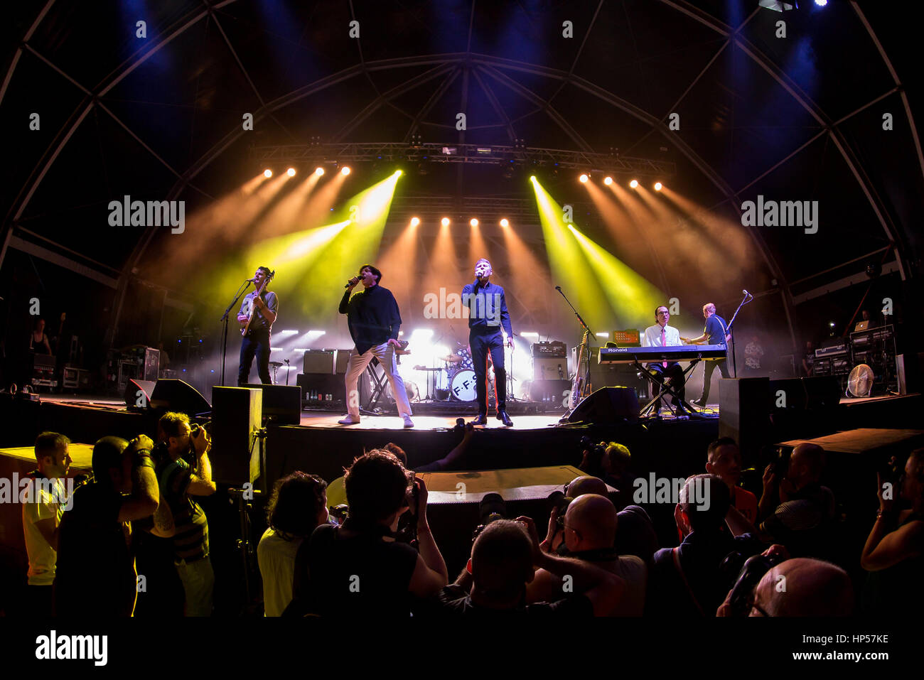 BENICASSIM, SPAIN - JUL 19: Franz Ferdinand and Sparks, band also known ...
