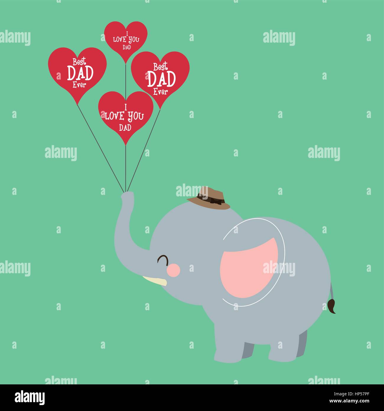 Happy fathers day icon hi-res stock photography and images - Alamy