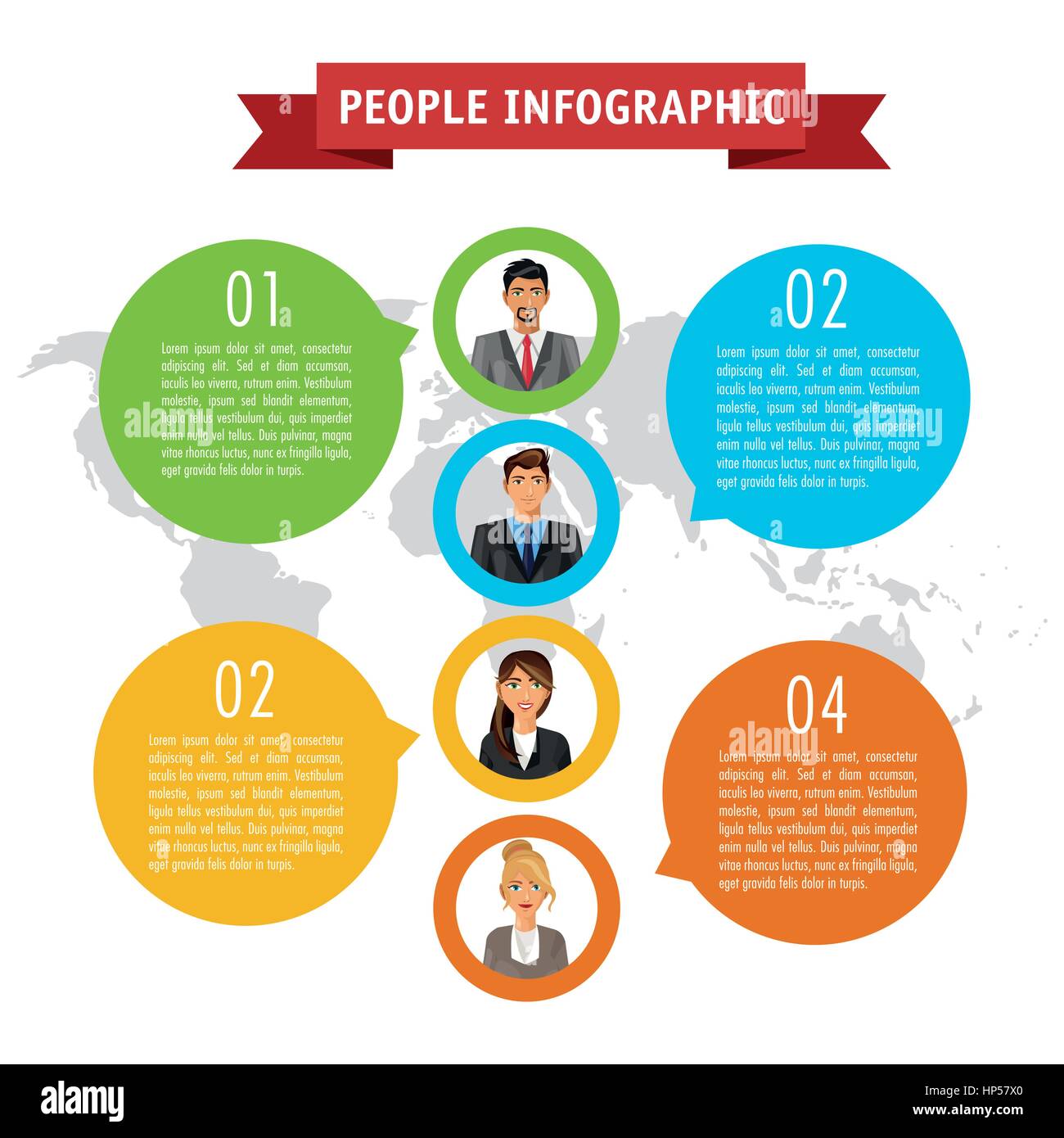 People infographic design Stock Vector Image & Art - Alamy