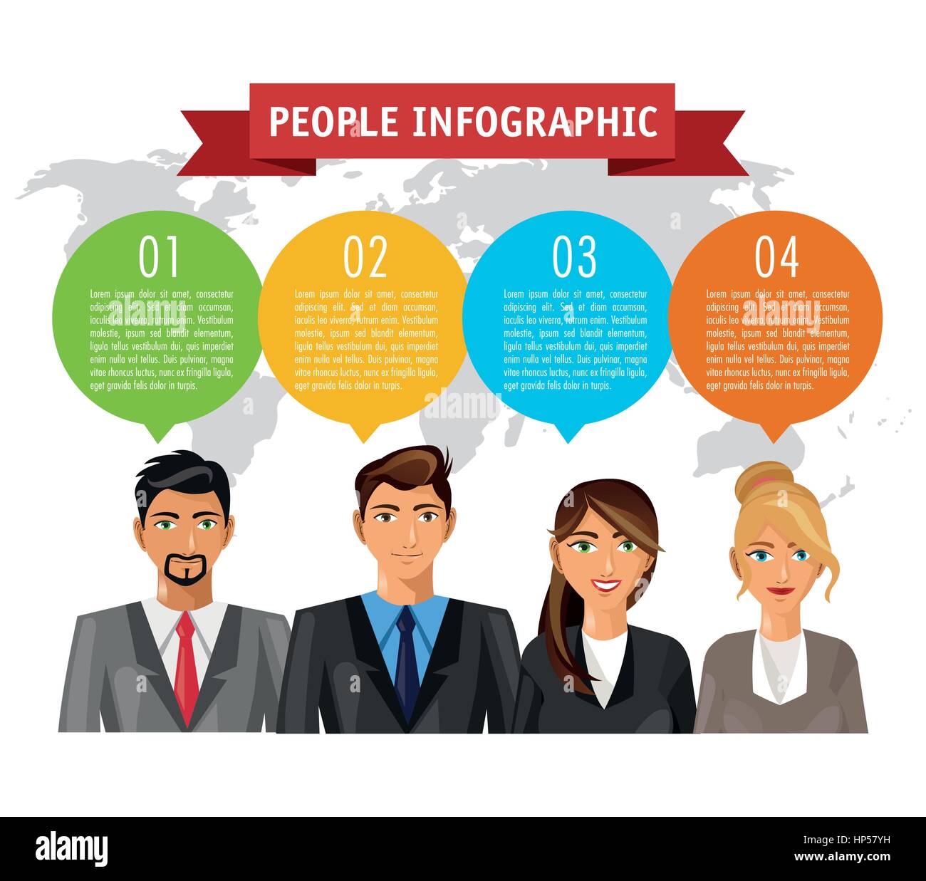 People infographic design Stock Vector Image & Art - Alamy