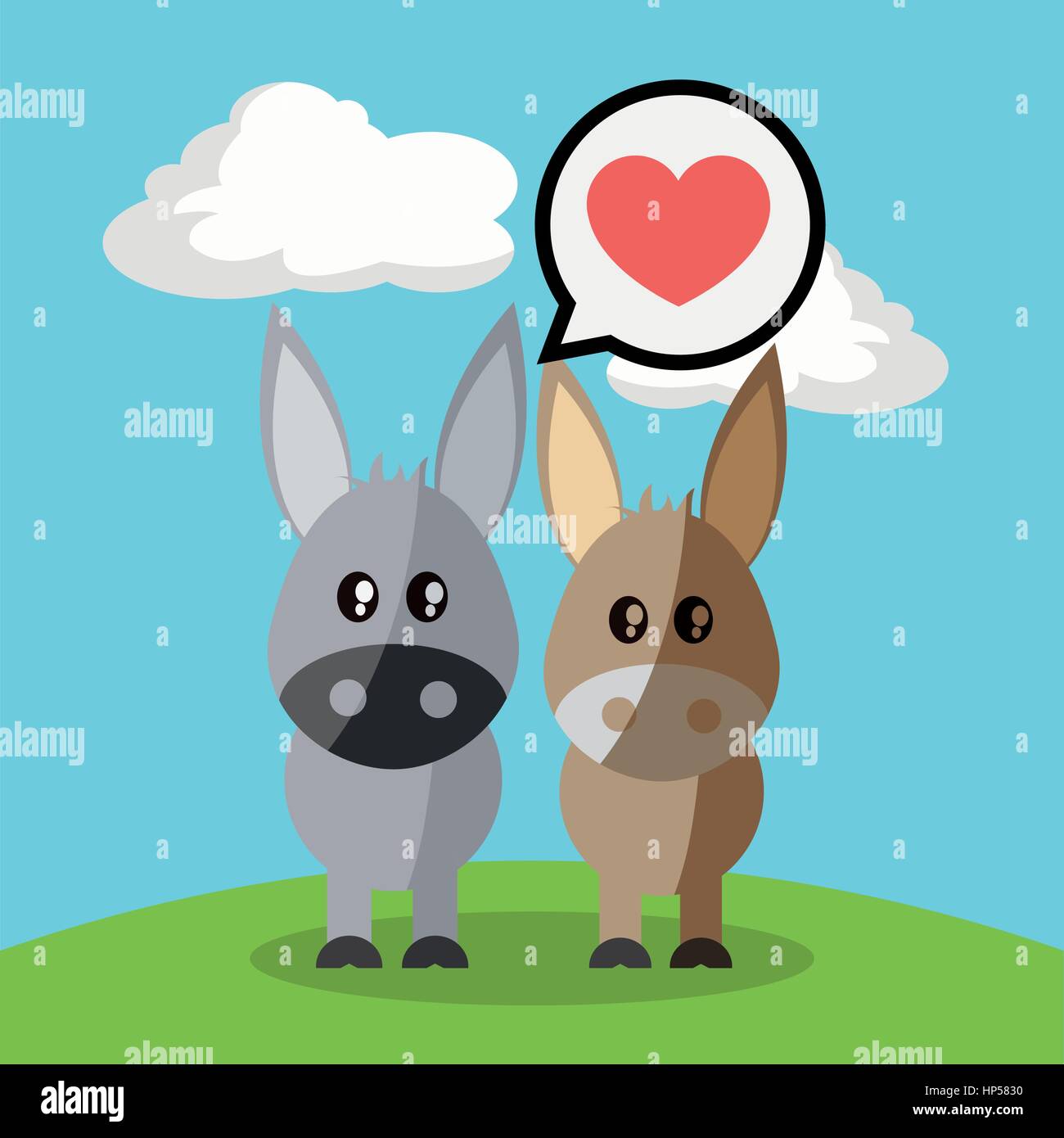 donkey icon design , vector graphic , animal illustration Stock Vector ...