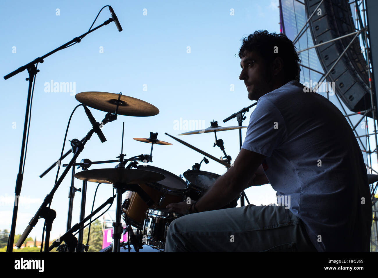 MADRID - SEP 12: Fizzy Soup (band) in concert at Dcode Festival on ...