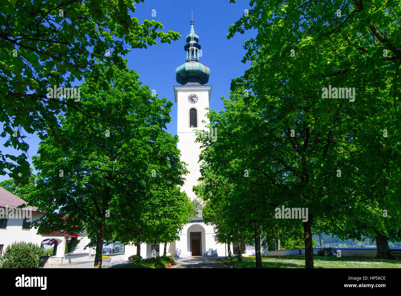 Attersee, City of Attersee; pilgrimage church Maria Attersee ...