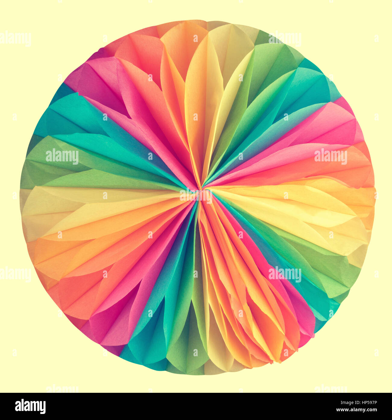 Colorful paper ball as background Stock Photo - Alamy