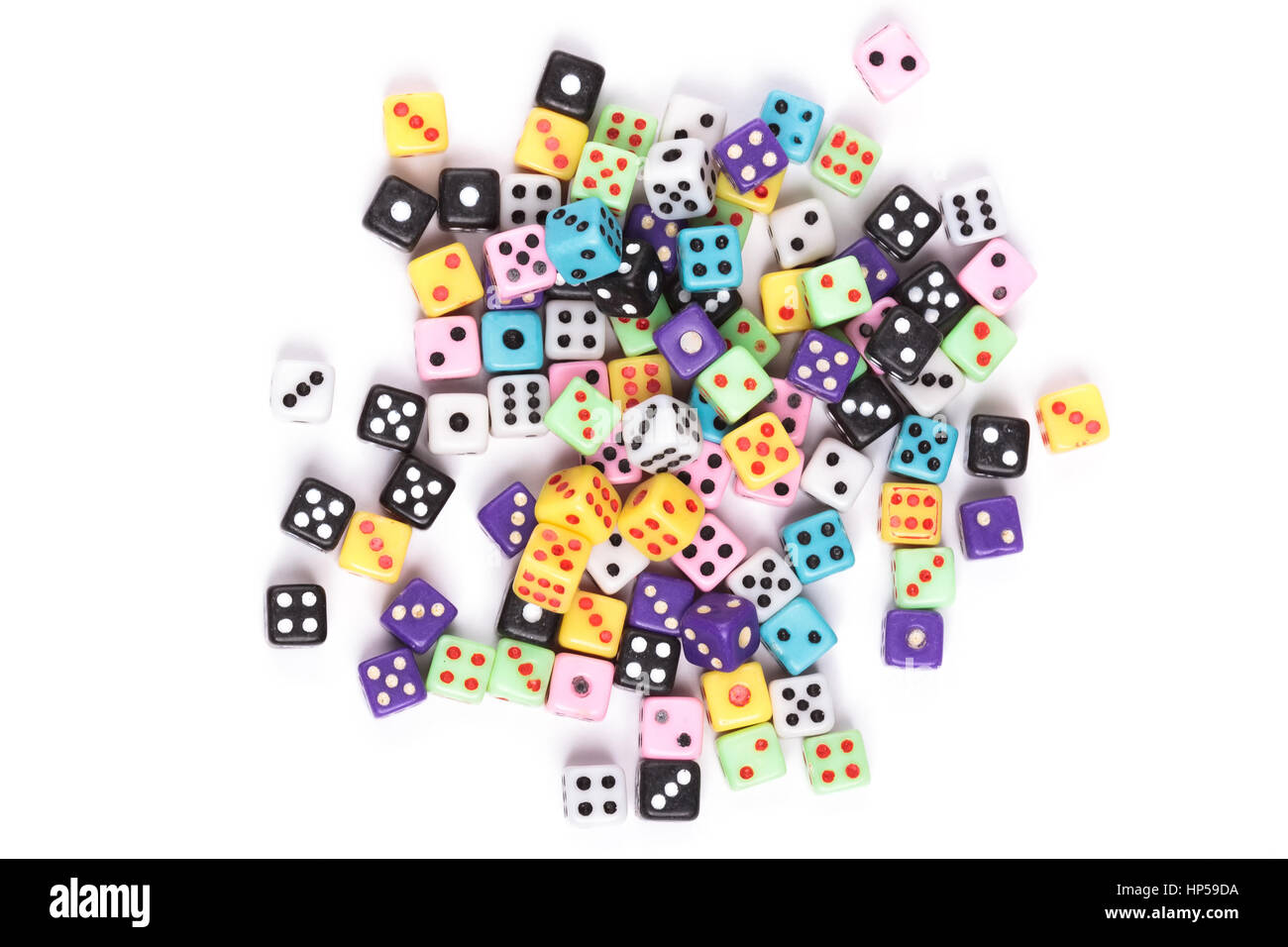 Flat lay view game Cut Out Stock Images & Pictures - Alamy