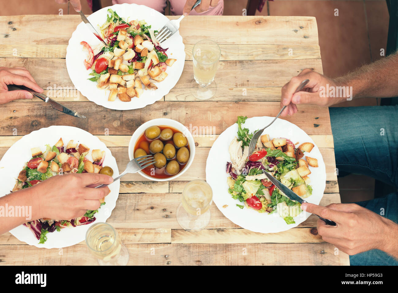Overhead shot of a group of people hi-res stock photography and images ...