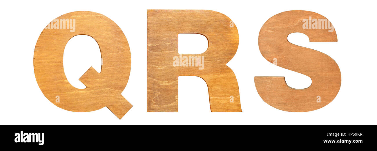 Qrs alphabet hi-res stock photography and images - Alamy