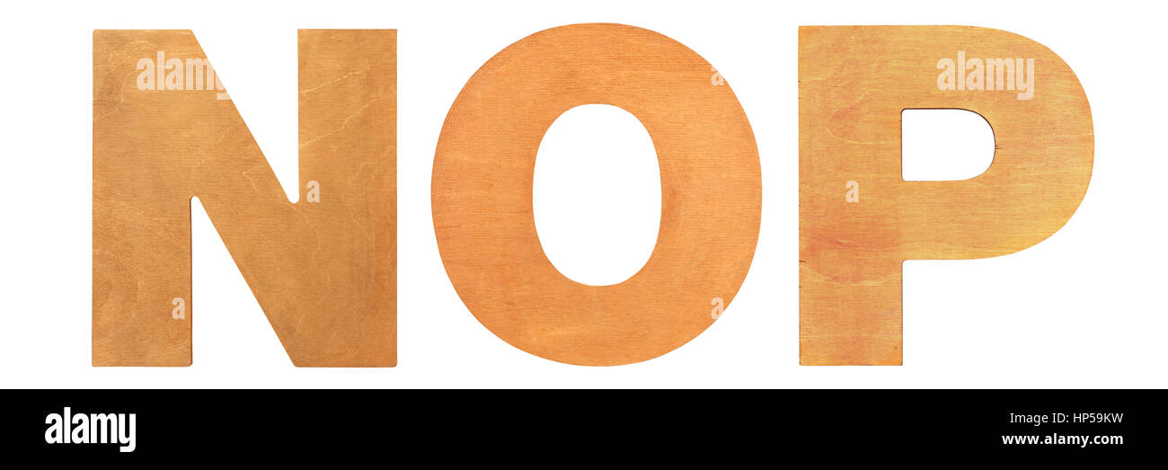 Nop font hi-res stock photography and images - Alamy