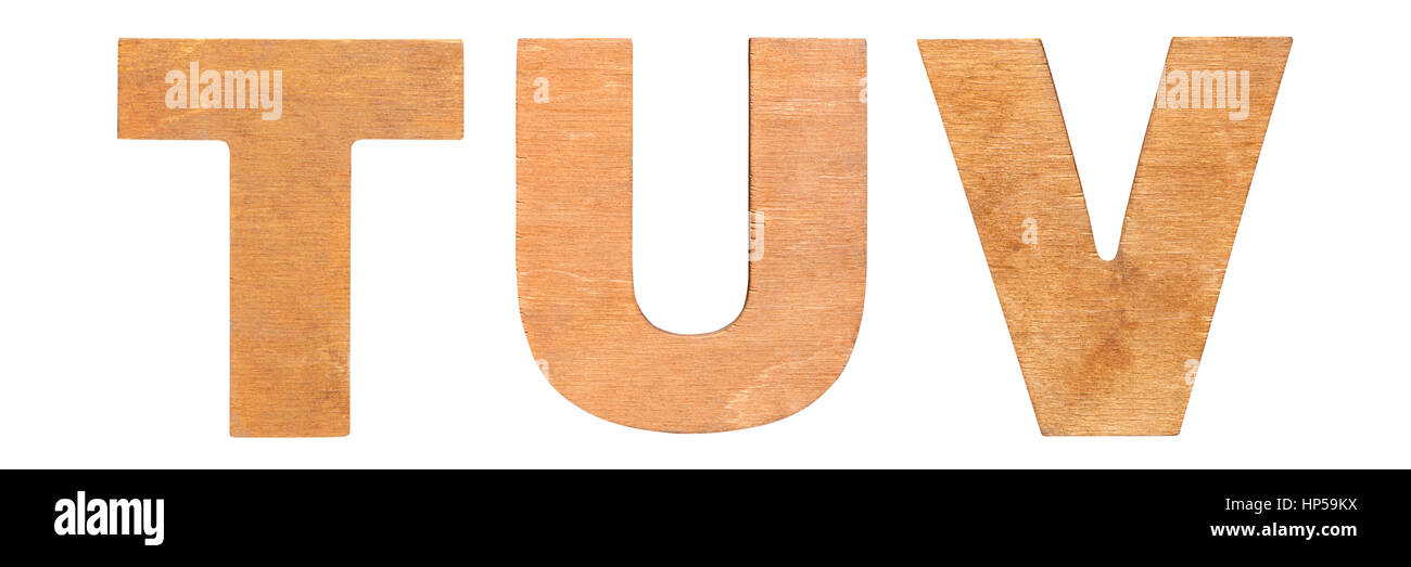 Tuv font hi-res stock photography and images - Alamy