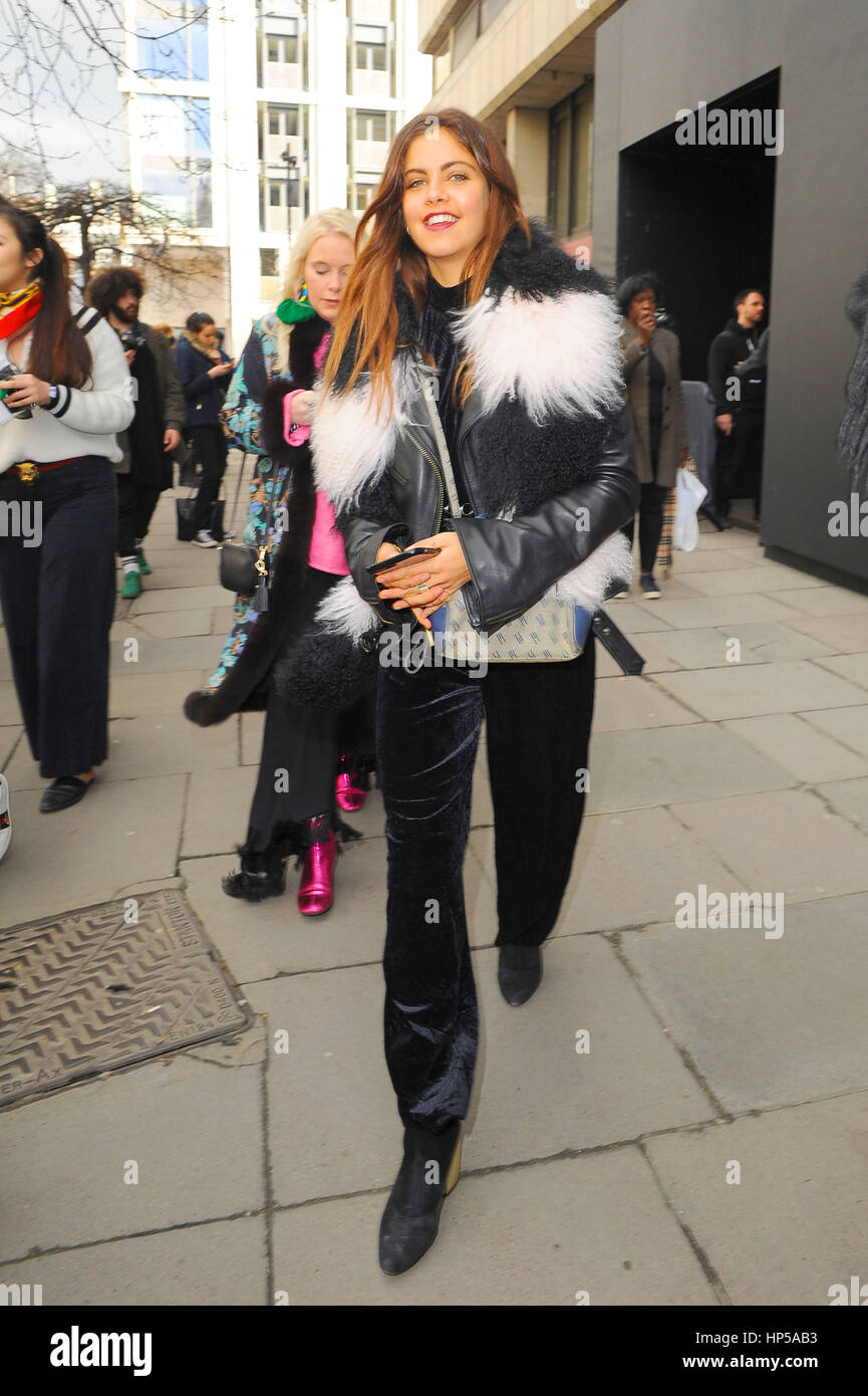 LFW A/W 2017. Credit: Alamy News Stock Photo - Alamy