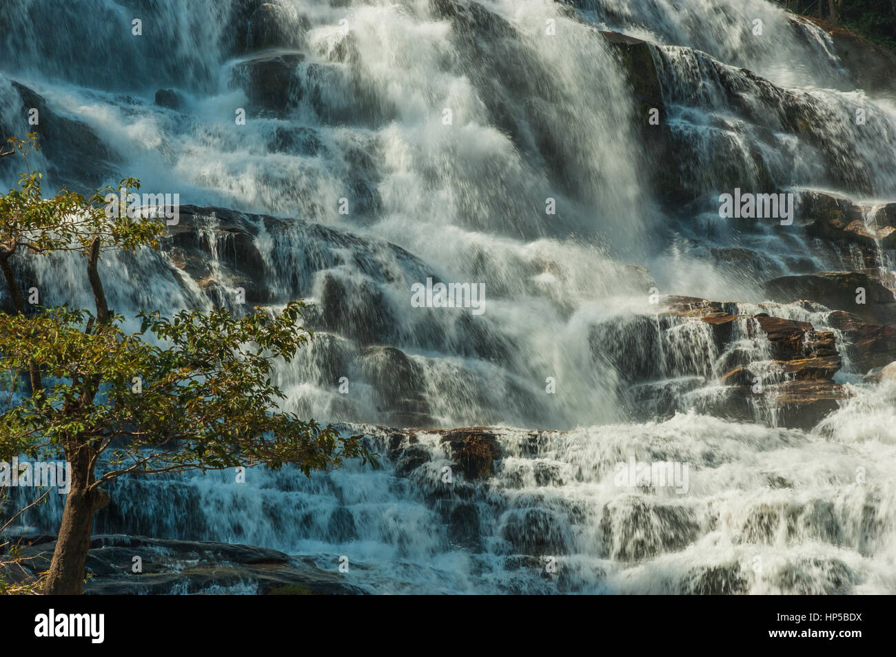 Mae Ya waterfall in Chiangmai Province,Thailand Stock Photo - Alamy