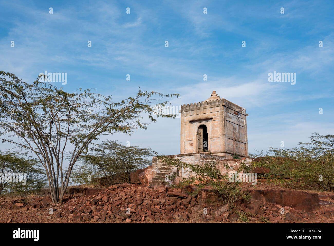 A Jain temple dedicated to Lord Mahavira at a hilltop in Osian with the ...