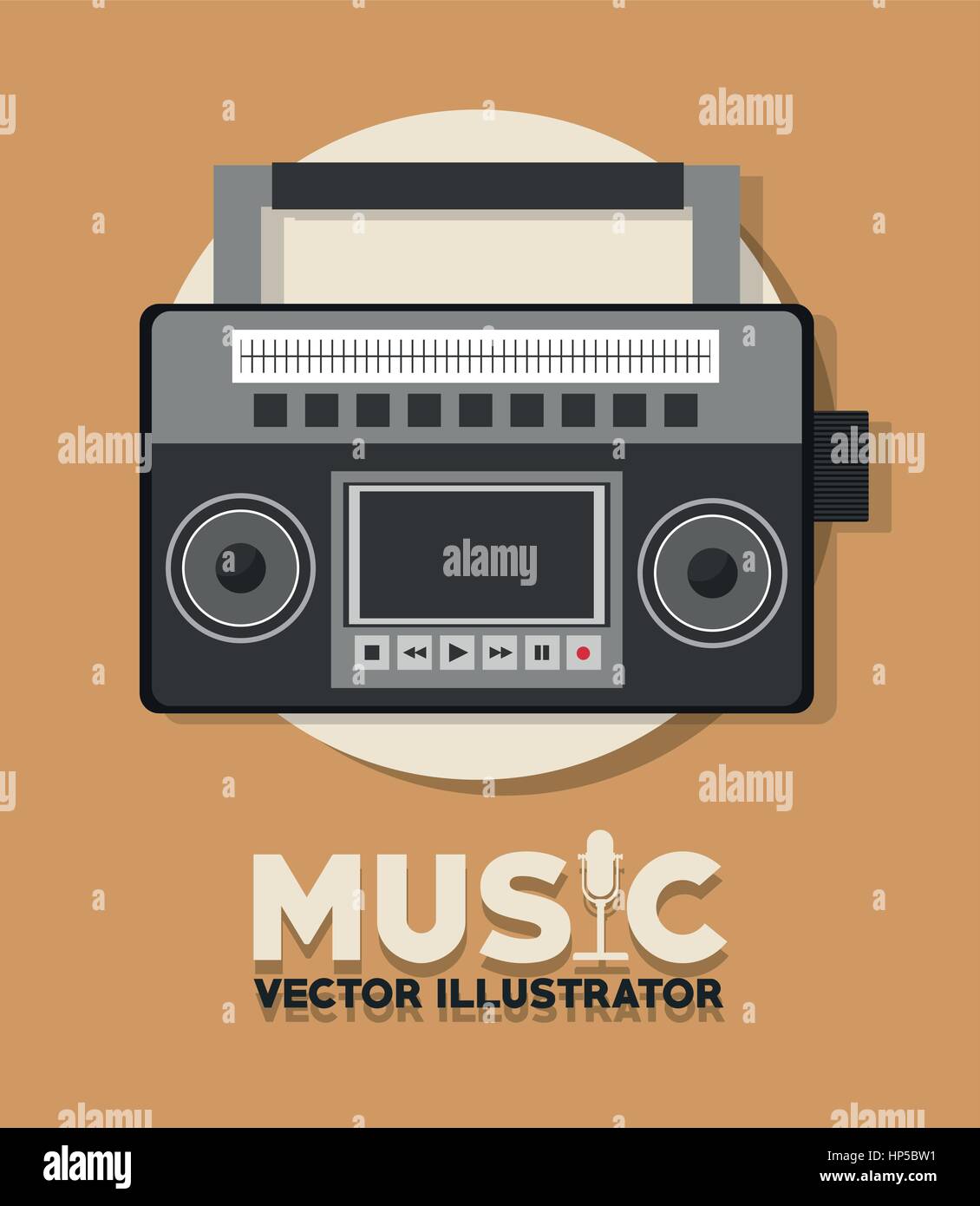 Music concept with icon design, vector illustration 10 eps graphic ...
