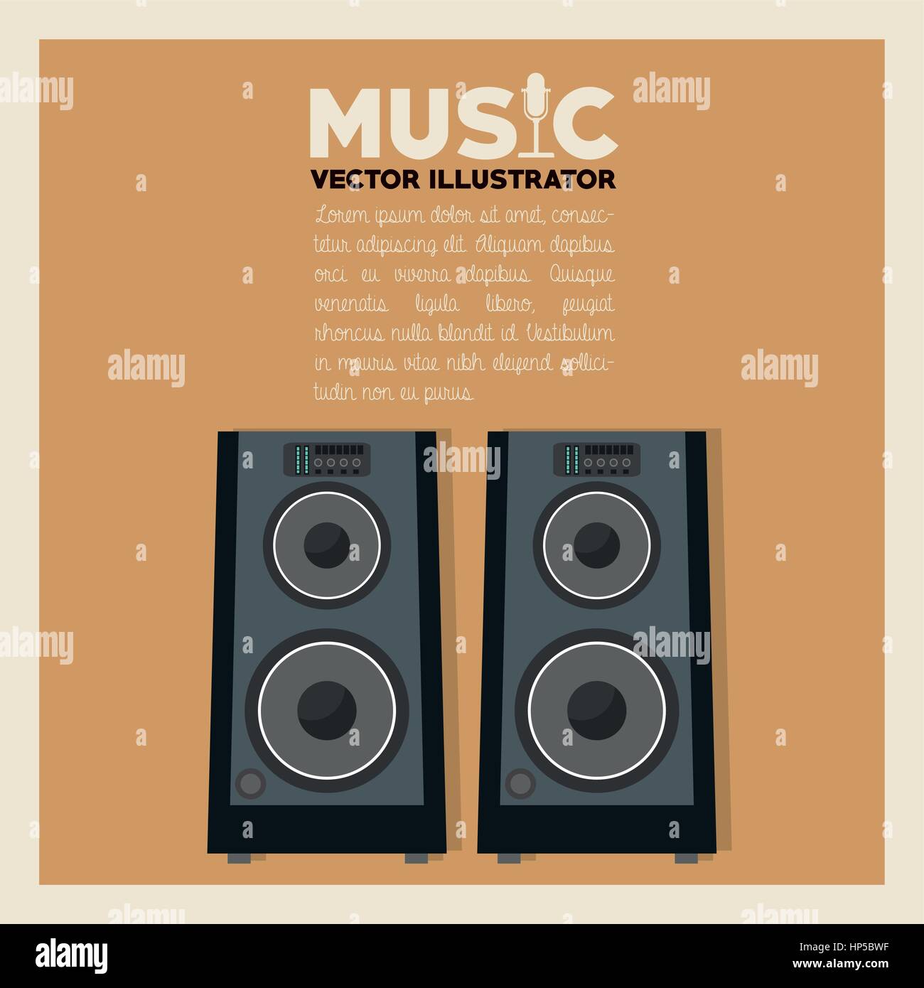 Music concept with icon design, vector illustration 10 eps graphic ...