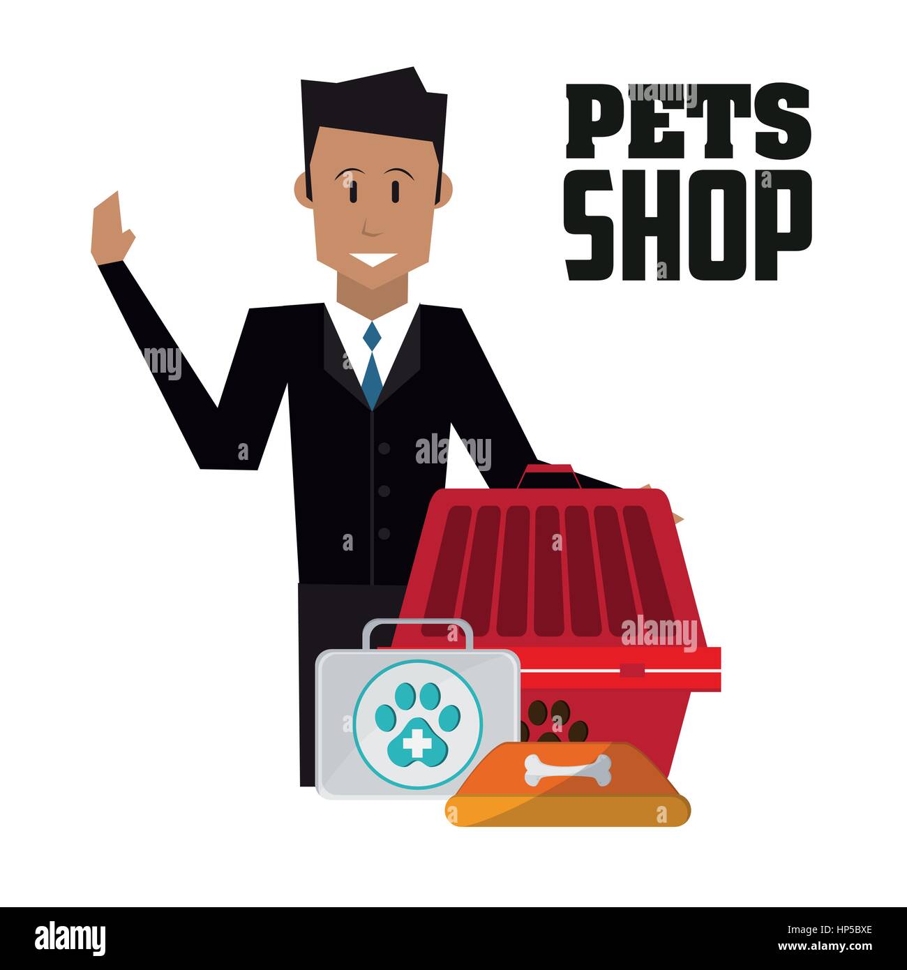 Pet shop concept with icon design, vector illustration 10 eps graphic ...