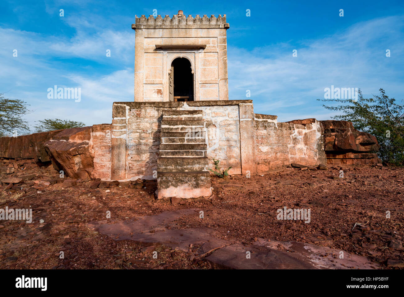 A Jain temple dedicated to Lord Mahavira at a hilltop in Osian with the ...
