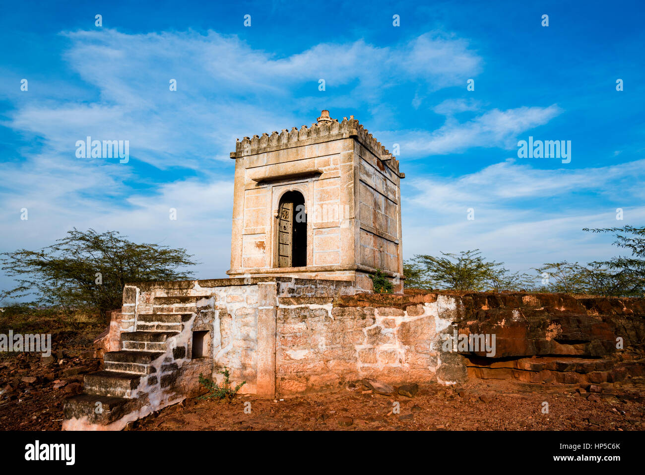 A Jain temple dedicated to Lord Mahavira at a hilltop in Osian with the ...