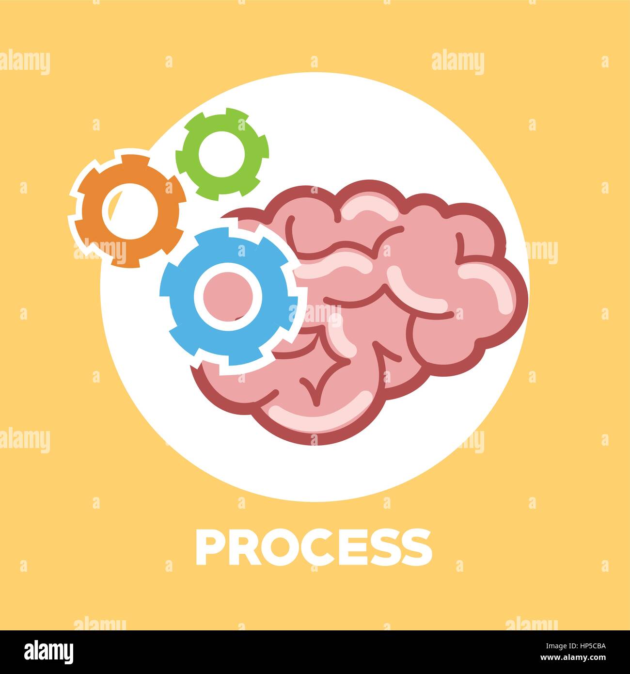 Process concept with icon design, vector illustration 10 eps graphic ...