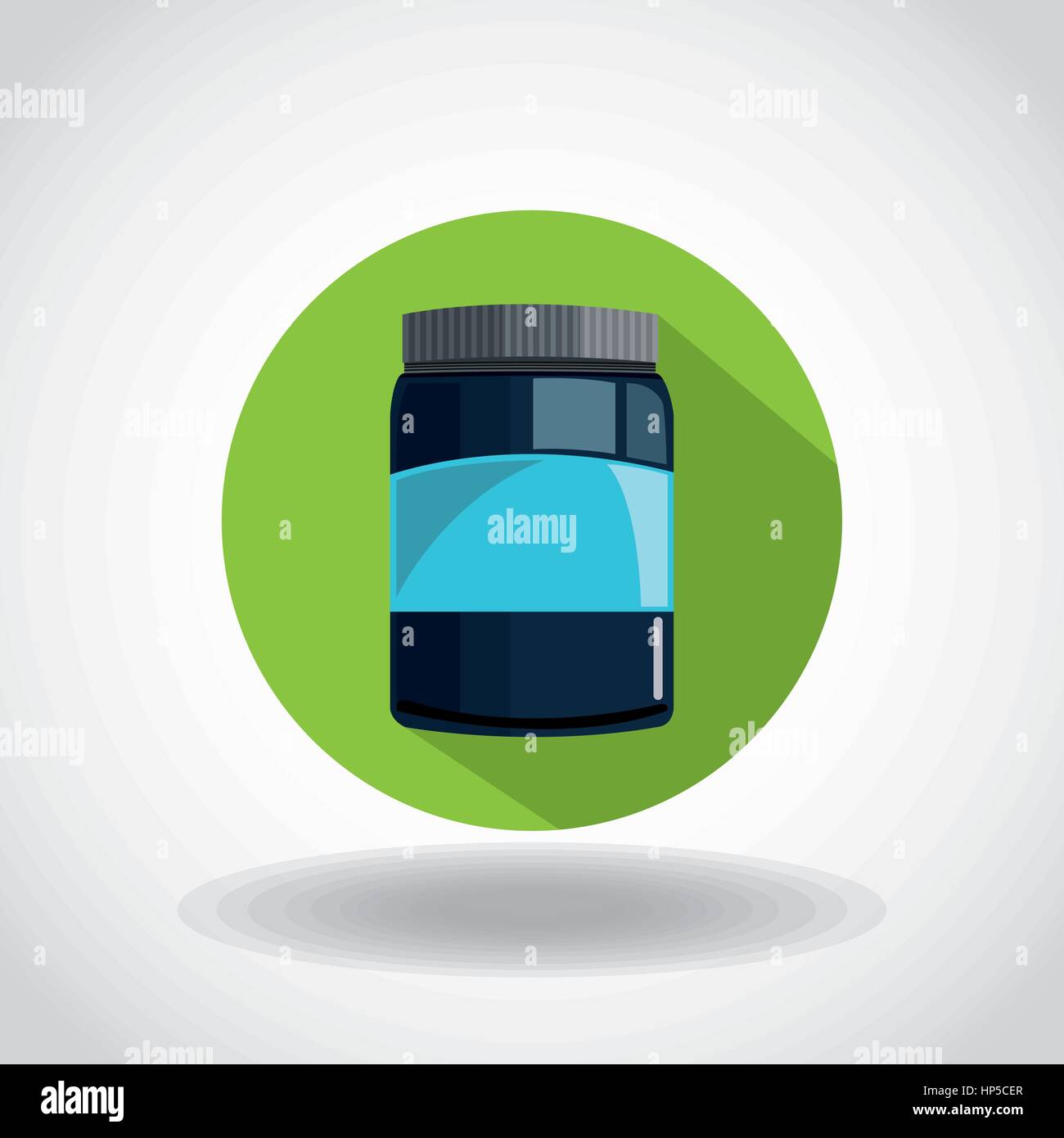 Protein supplement concept with icon design, vector illustration 10 eps ...