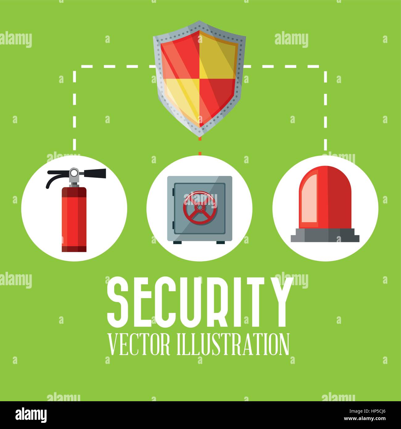 security concept with icon design, vector illustration 10 eps graphic ...