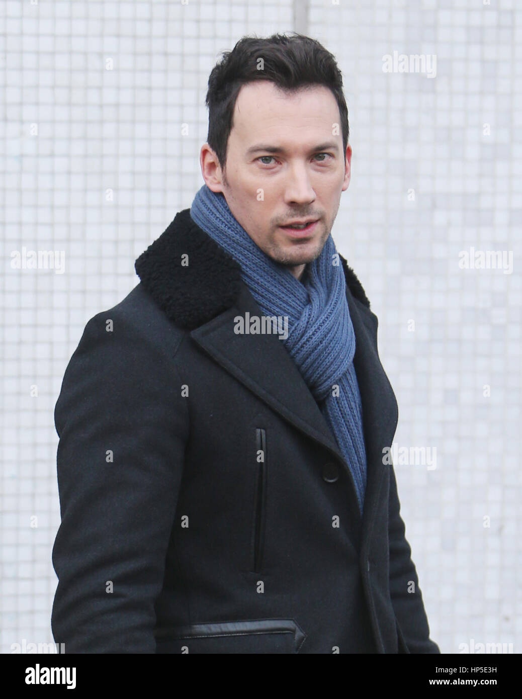 Liz Carr and David Capes outside ITV Studios Featuring: Liz Carr, David ...