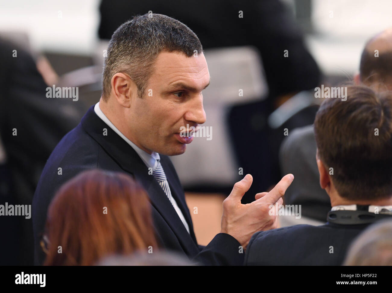 Munich, Germany. 18th Feb, 2017. The mayor of Kiev and former ...