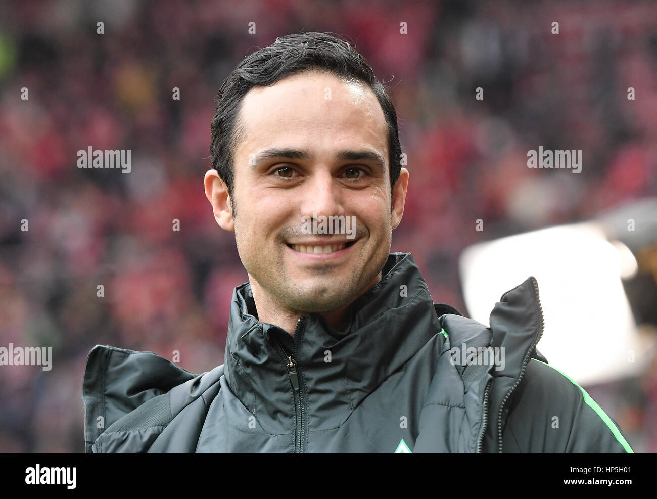Bremen's coach Alexander Nouri seen prior to the German Bundesliga ...