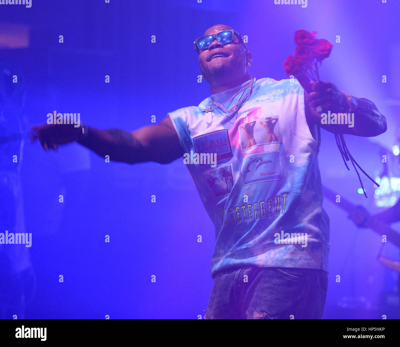 Miami Beach, FL, USA. 17th Feb, 2017. Flo Rida poses backstage at Liv ...