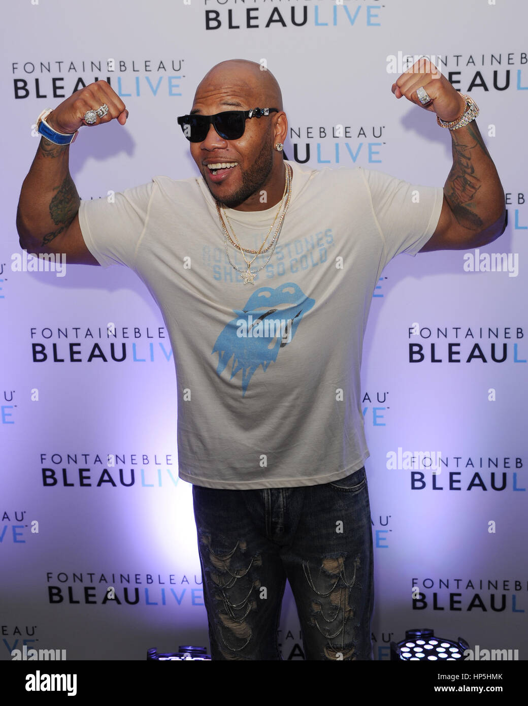 Miami Beach, FL, USA. 17th Feb, 2017. Flo Rida poses backstage at Liv ...