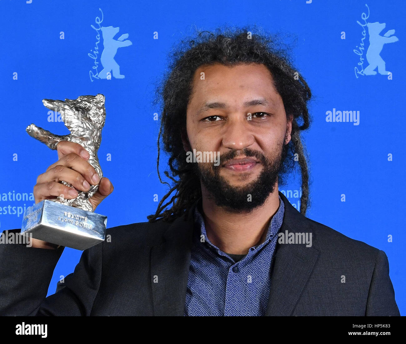 Berlin, Germany. 18th Feb, 2017. French director Alain Gomis ('Felicite ...