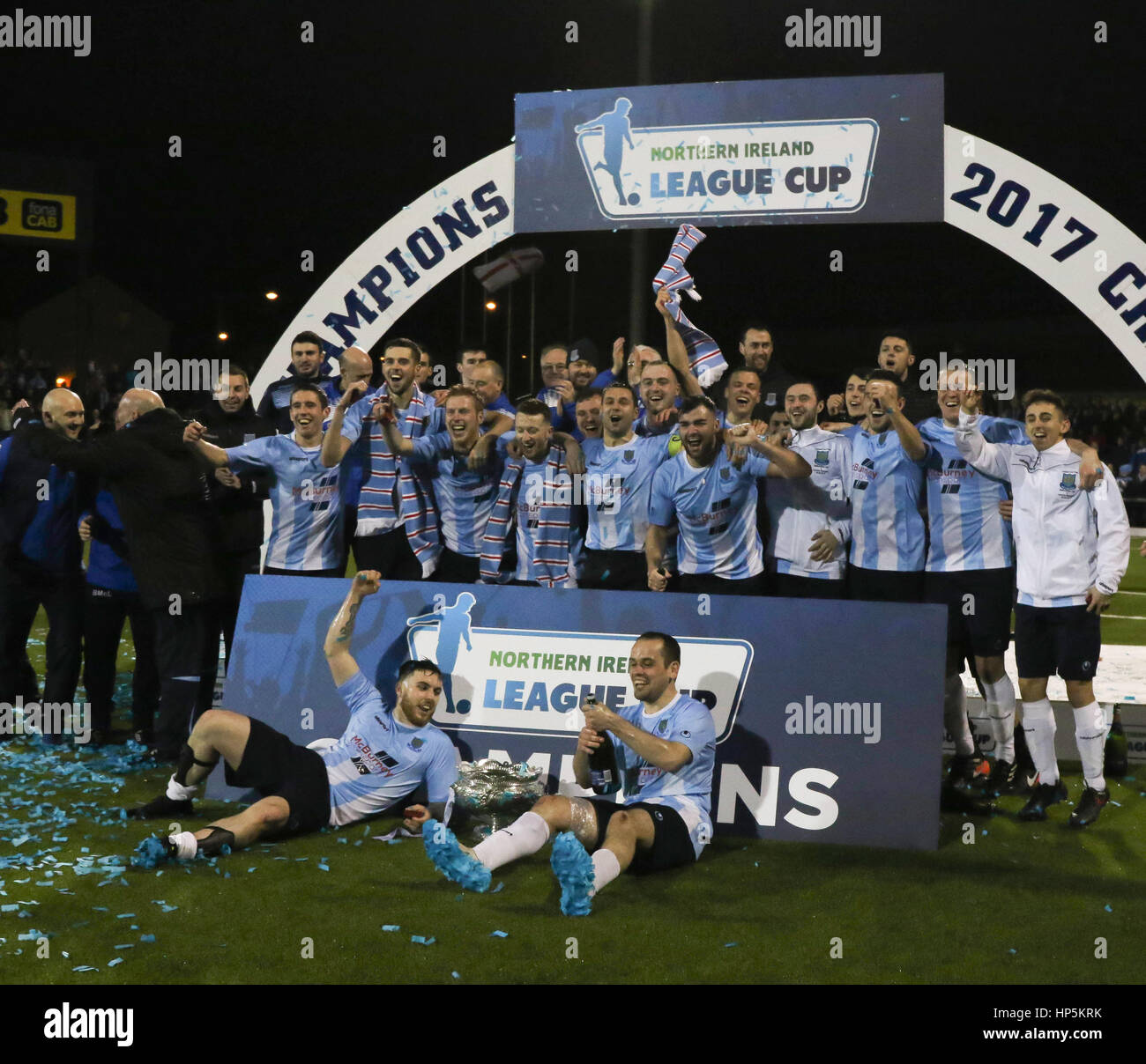 Ballymena united football team hi-res stock photography and images - Alamy