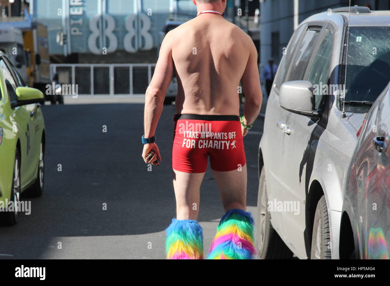 New York City, New York, US. 18th Feb, 2017. The annual Cupid's Undie ...