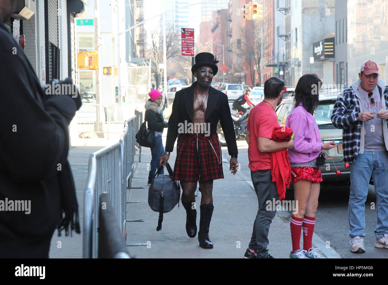 New York City, New York, US. 18th Feb, 2017. The annual Cupid's Undie ...