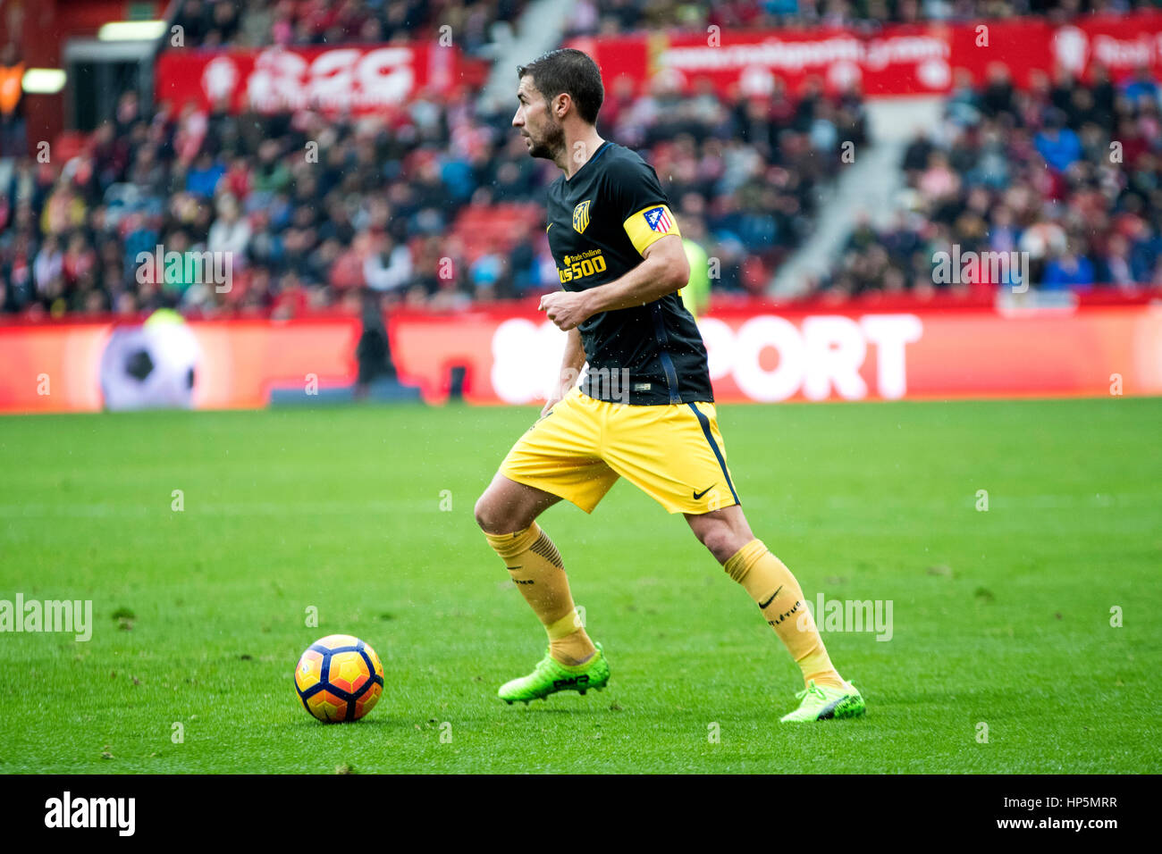 Gijon, Spain. 18th February, 2017. Gabi Fernandez (Mildfierder ...