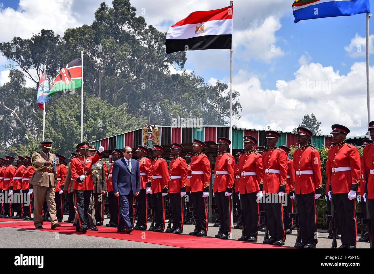 February 18, 2017 - Nairobi, Nairobi, Kenya - Egyptian President Abdel ...