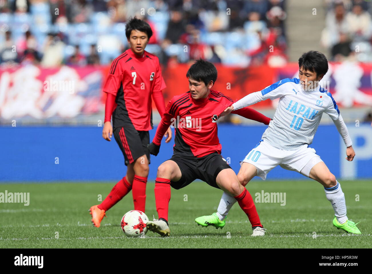 Kanagawa, Japan. 18th Feb, 2017. (L-R) Rei Hirakawa (U-18 J.League ...