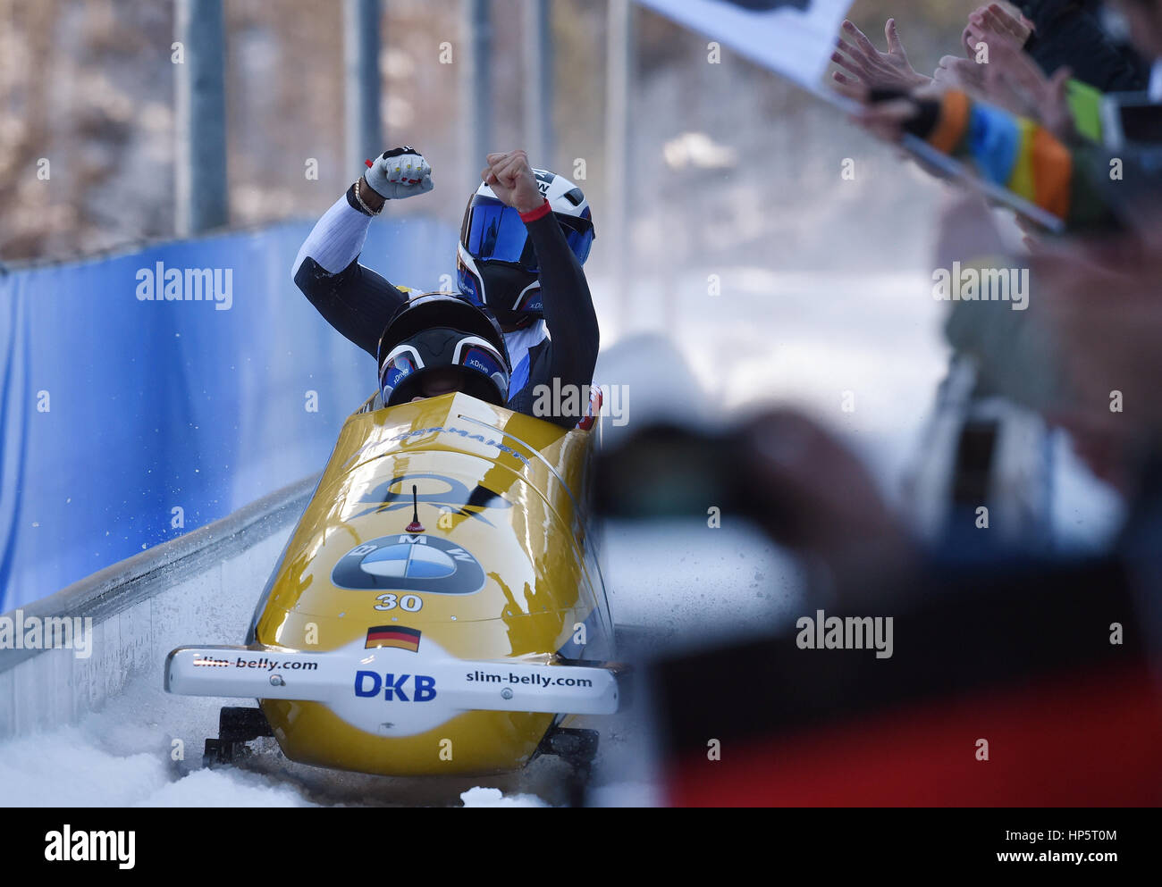 Bobsleigh athletes Johannes Lochner (front) and Joshua Bluhm from ...