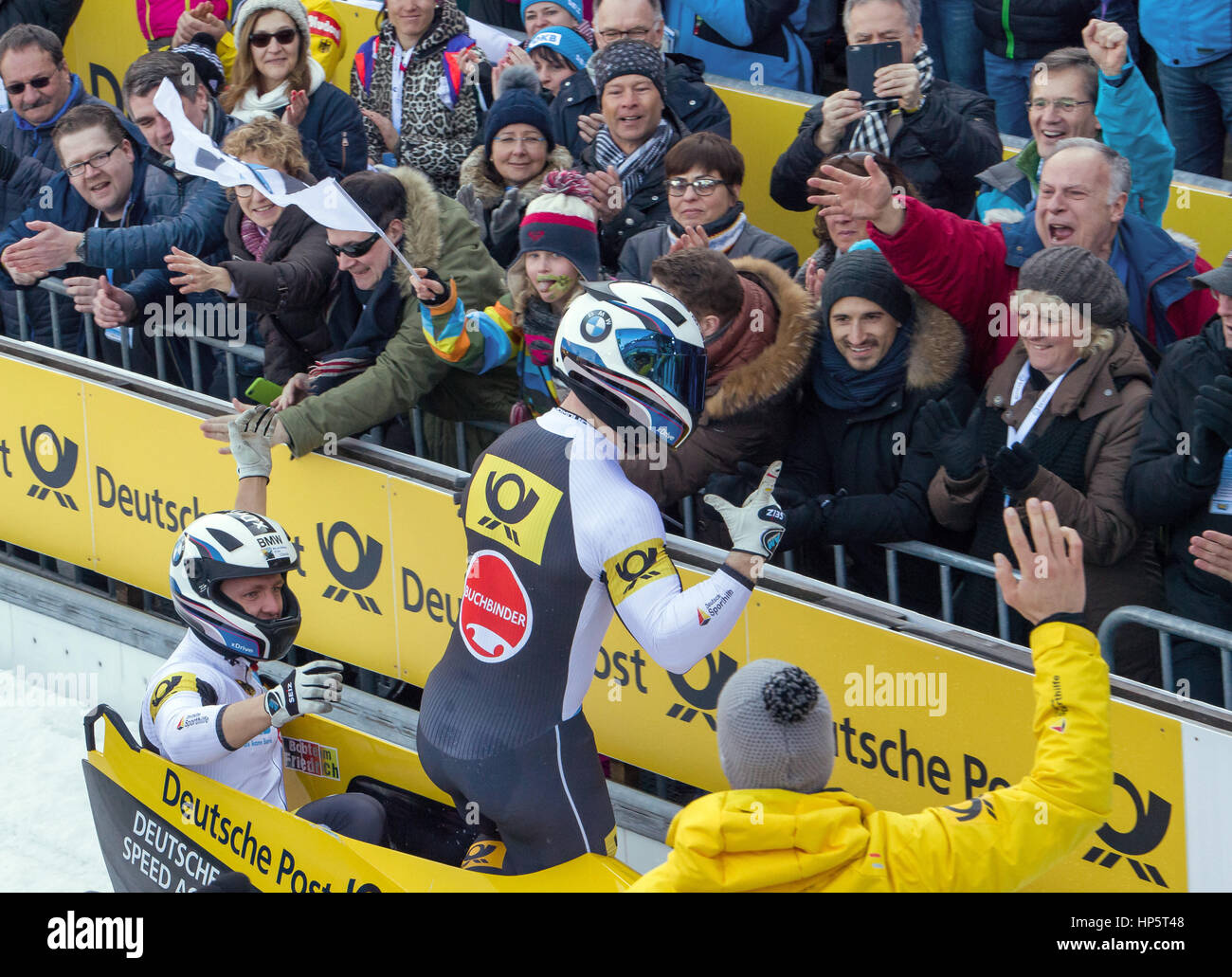 Bobsleigh athletes Francesco Friedrich (l) and Thorsten Margis from ...