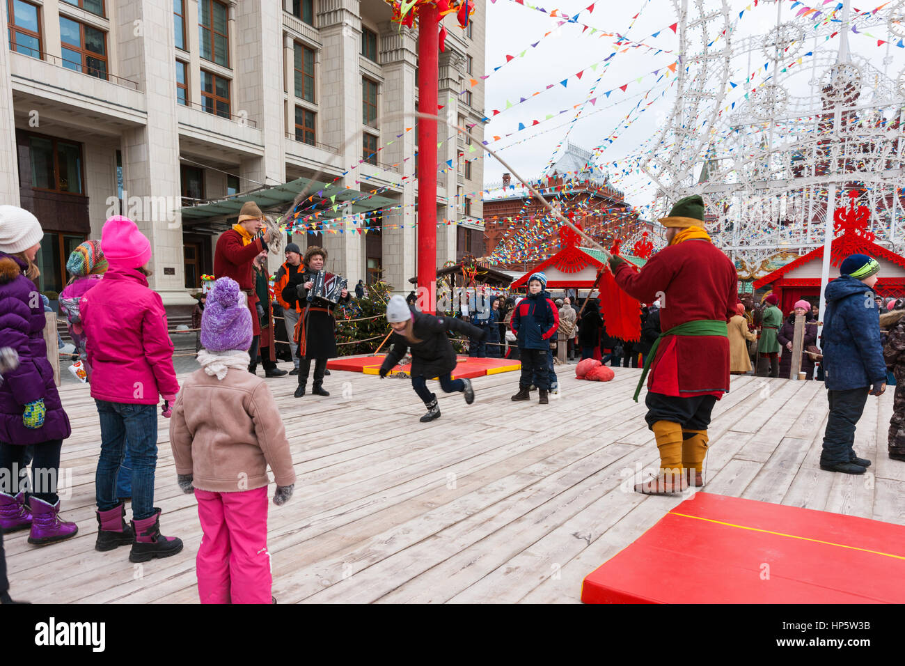 Maslenitsa festival in russia children hi-res stock photography and ...