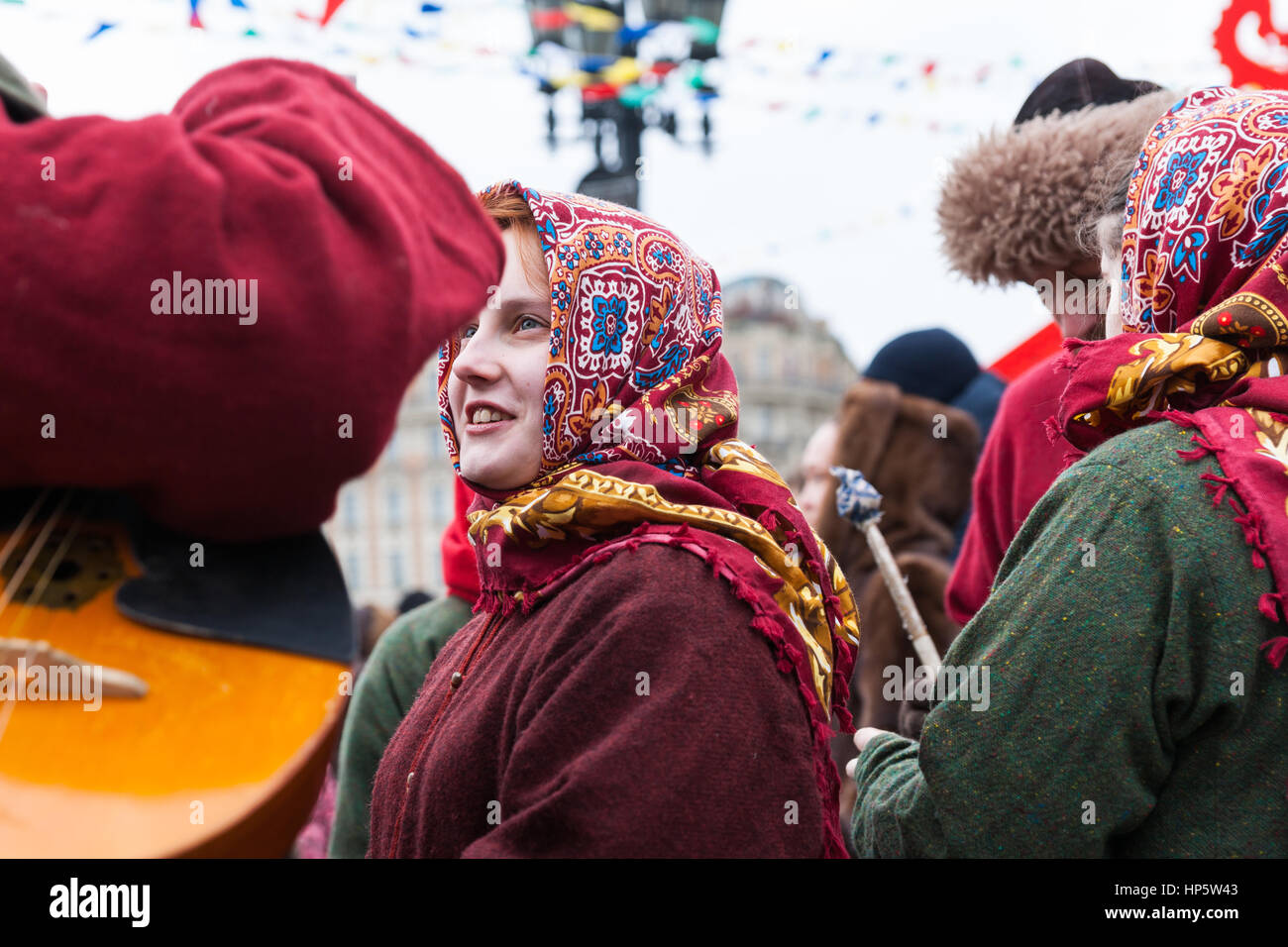 Group of people on russian carnival hi-res stock photography and images ...