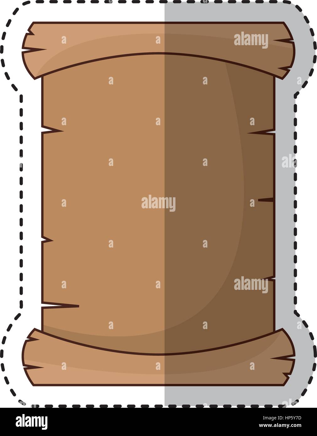 parchment paper isolated icon vector illustration design Stock Vector ...