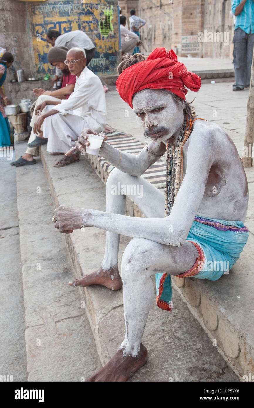 Indian man drinking chai tea hi-res stock photography and images - Alamy