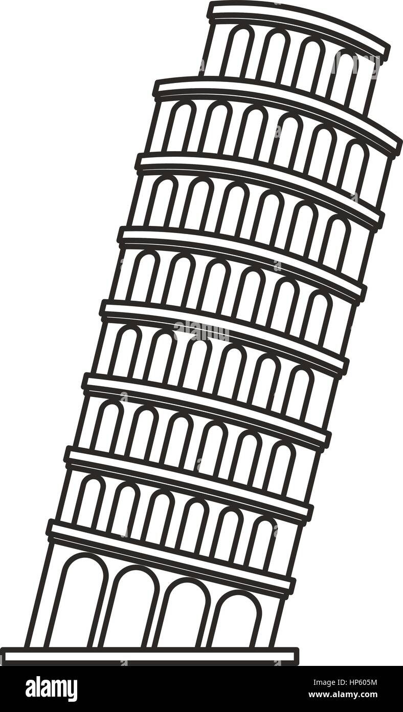 pisa tower isolated icon vector illustration design Stock Vector Image ... pisa tower isolated icon vector illustration design Stock Vector Image ...