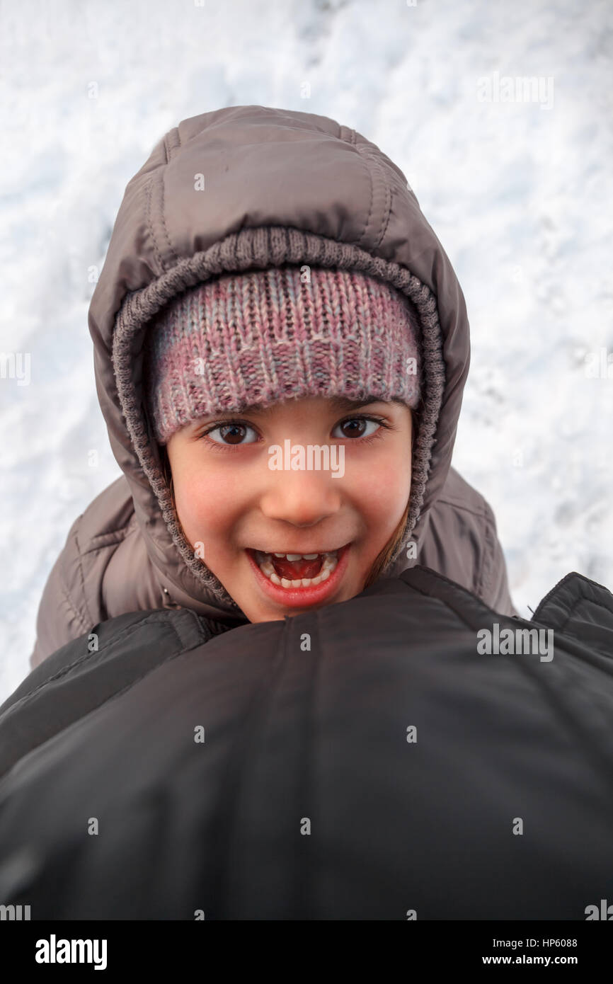 Child cold hug hi-res stock photography and images - Alamy