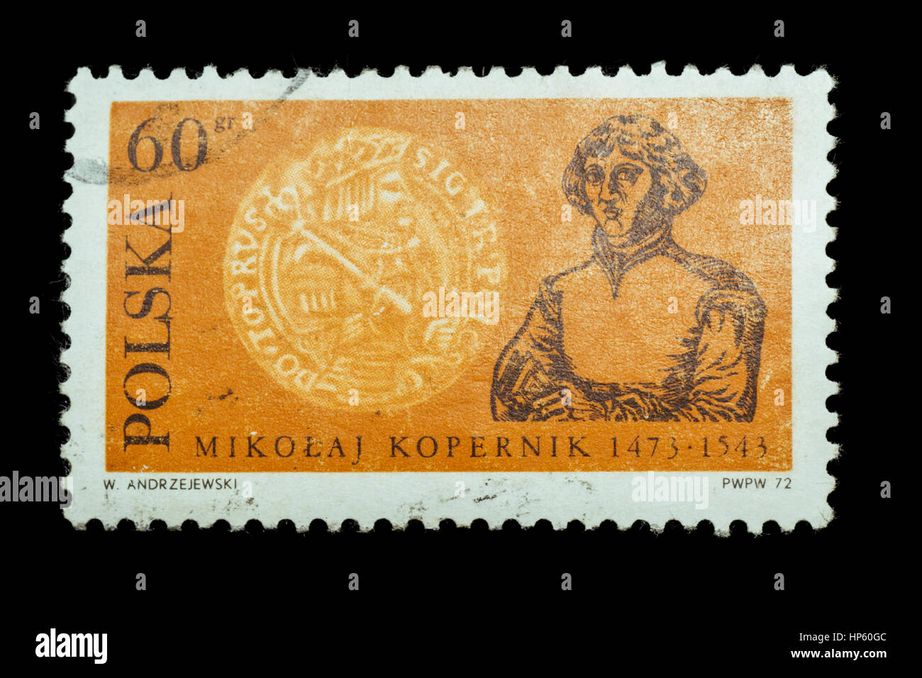 Nicolaus copernicus stamp hi-res stock photography and images - Alamy