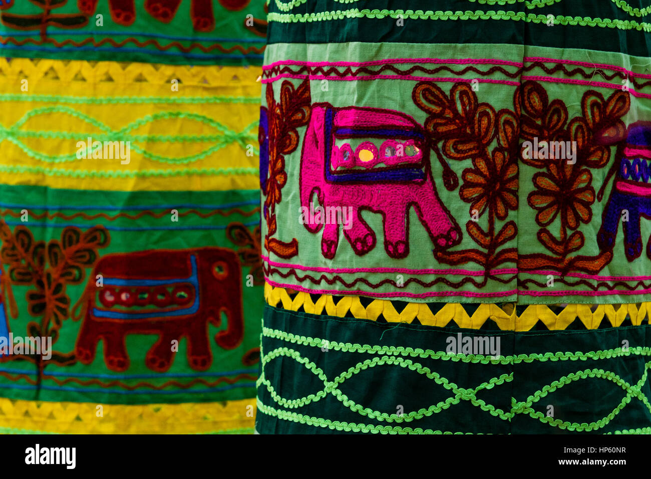 Beautiful hand made art for sale at a shop in an art fair Stock Photo ...