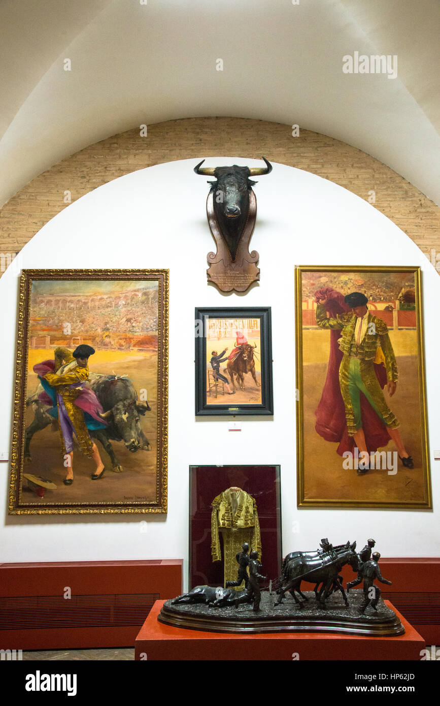 museum of bullfight arena of sevilla, spain Stock Photo - Alamy